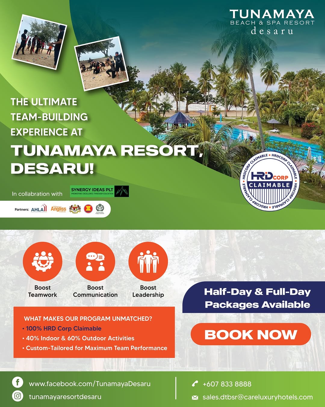 HRDC Claimable: The Ultimate Team Building | Tunamaya Beach & Spa ...
